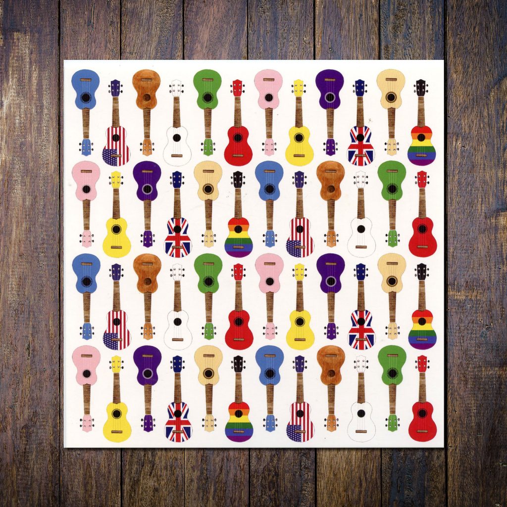 Ukuleles Greetings Card
