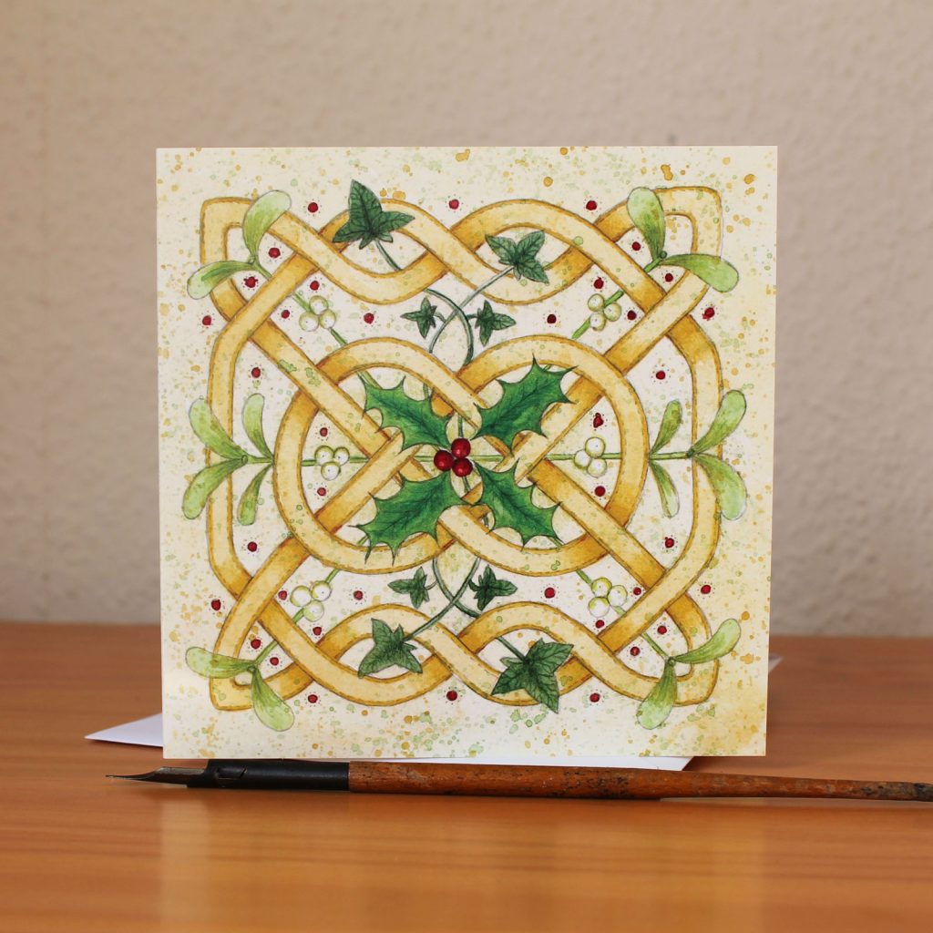 Celtic Knot Christmas Card