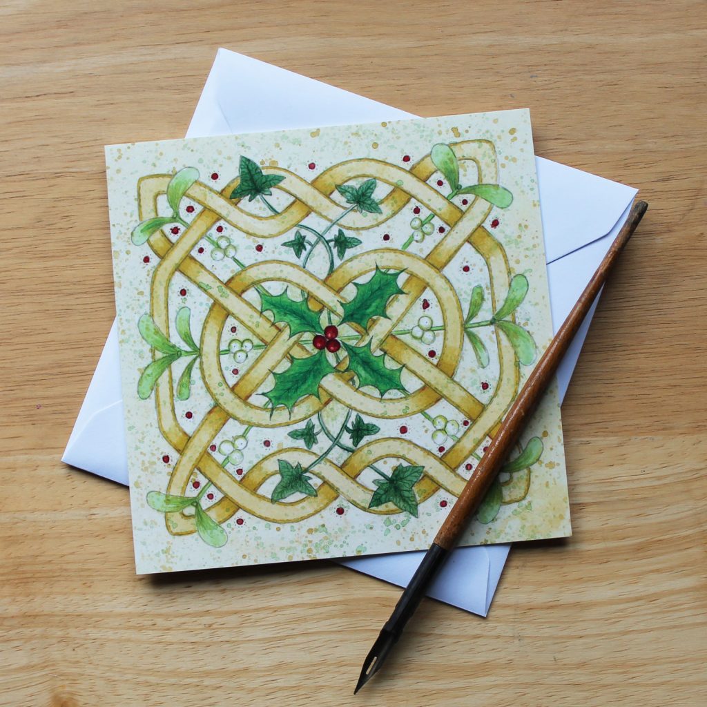 Celtic Knot Christmas Card