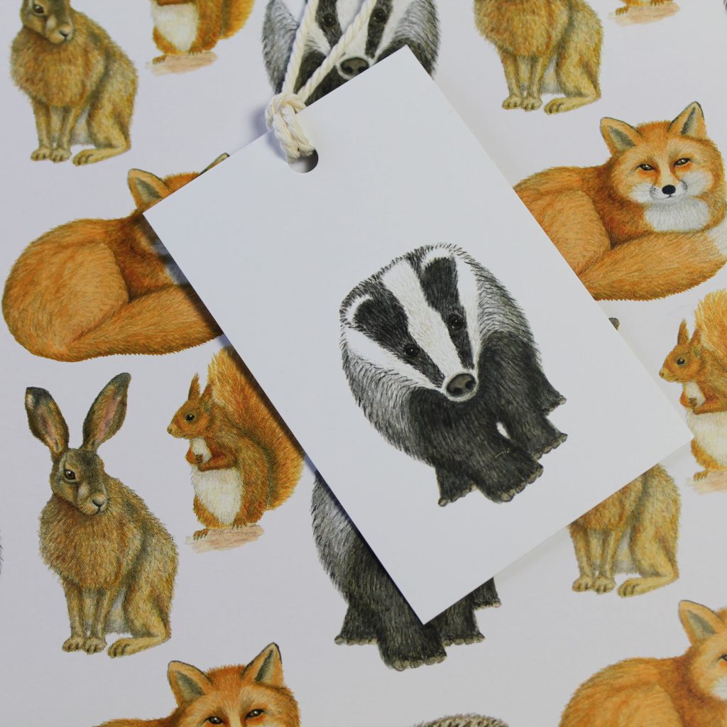 Wild Animals Gift Wrap