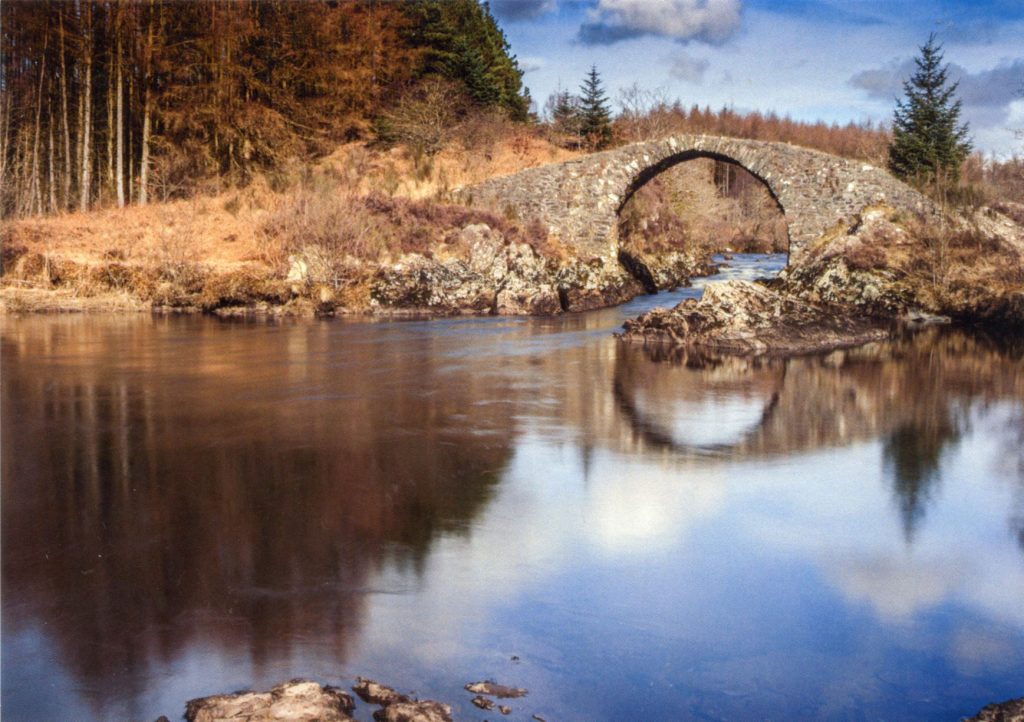 Roman Bridge, Galloway Forest Park, Photographic Greetings Card
