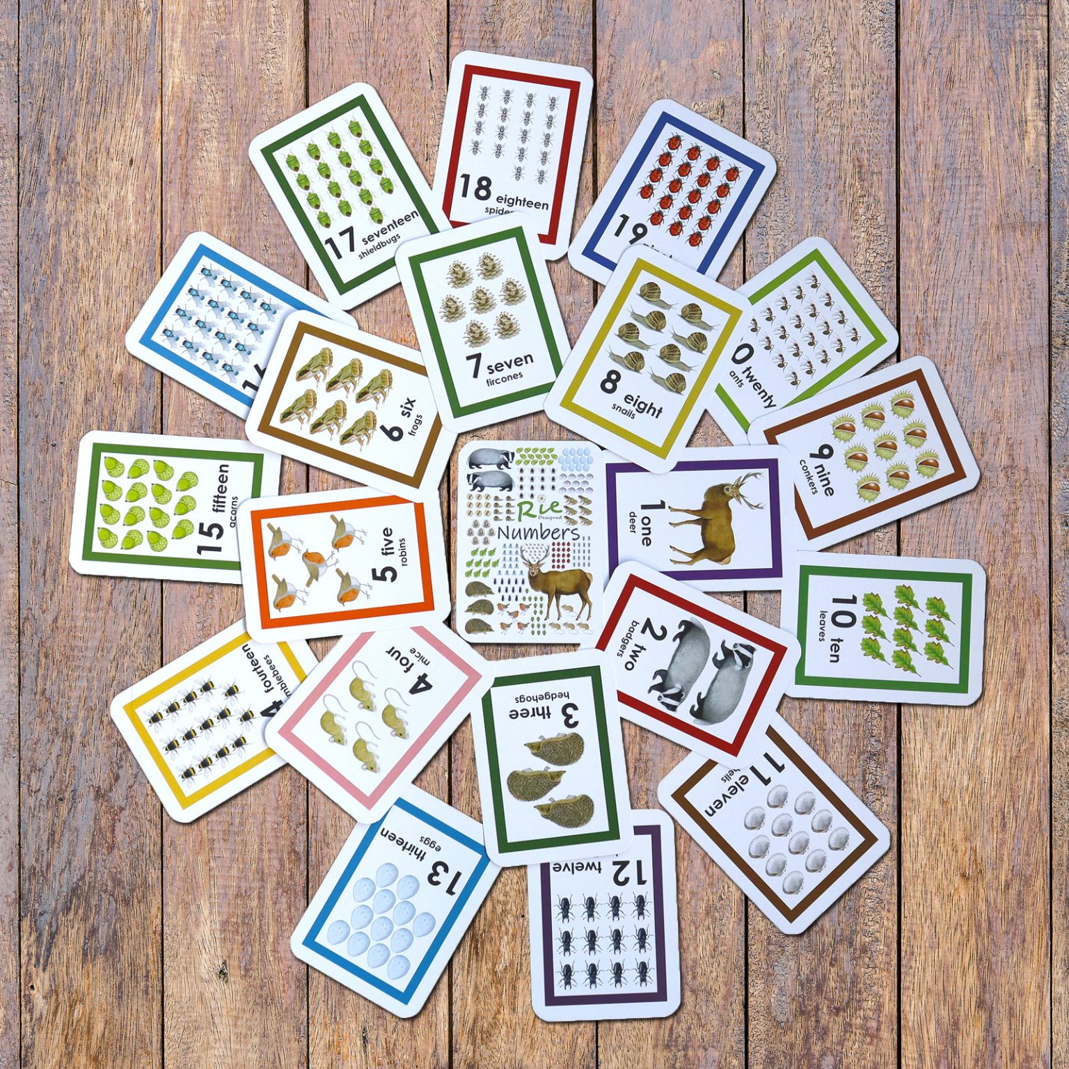 Number 123 Flash Cards, Pond Dipping Identification cards